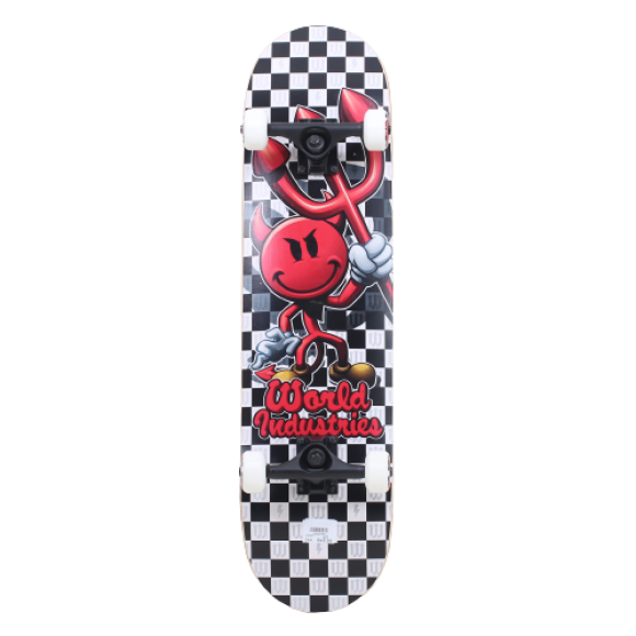 Køb World Industries skateboard online | World Industries Devilman Checkers
